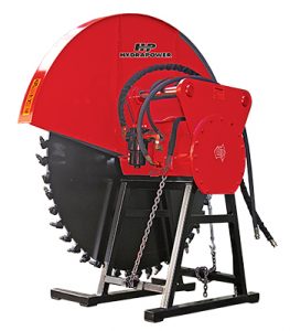 Saw Attachment - Skid and Excavators Attachment - Hydrapower